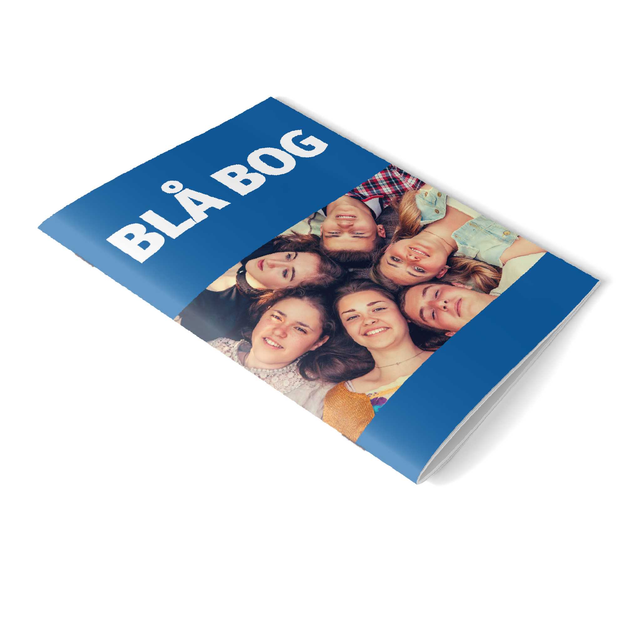 Blå bog - Gratis skabeloner med idé forslag til indhold og design